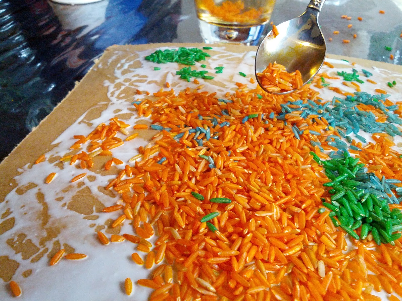 What!? I had kids?: Colored Rice