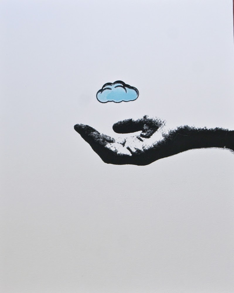 artbleat: FEDERATION OF IDEAS: HAND & CLOUD PRINT