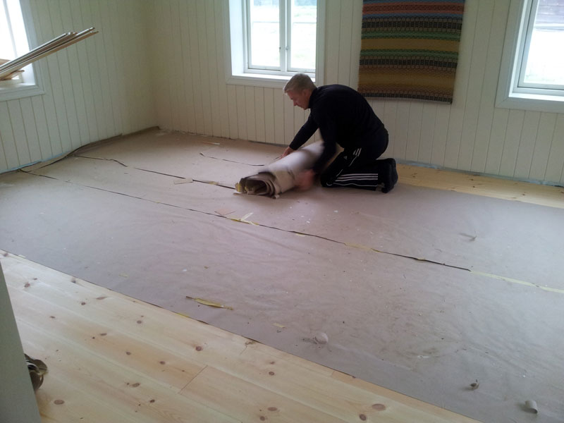 Prosjekt Buøen: Hvit pipe og hvitt gulv