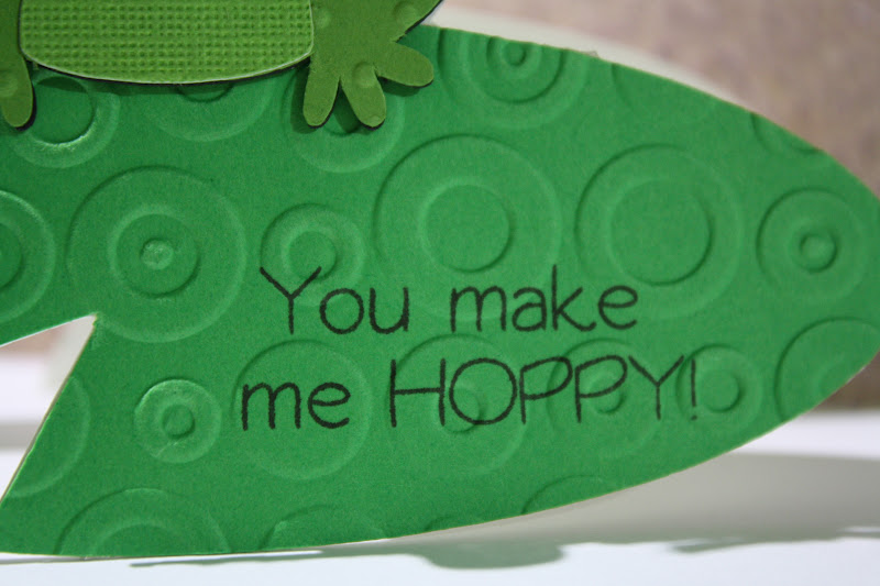 redheaded crafter: A Hoppy Frog Card