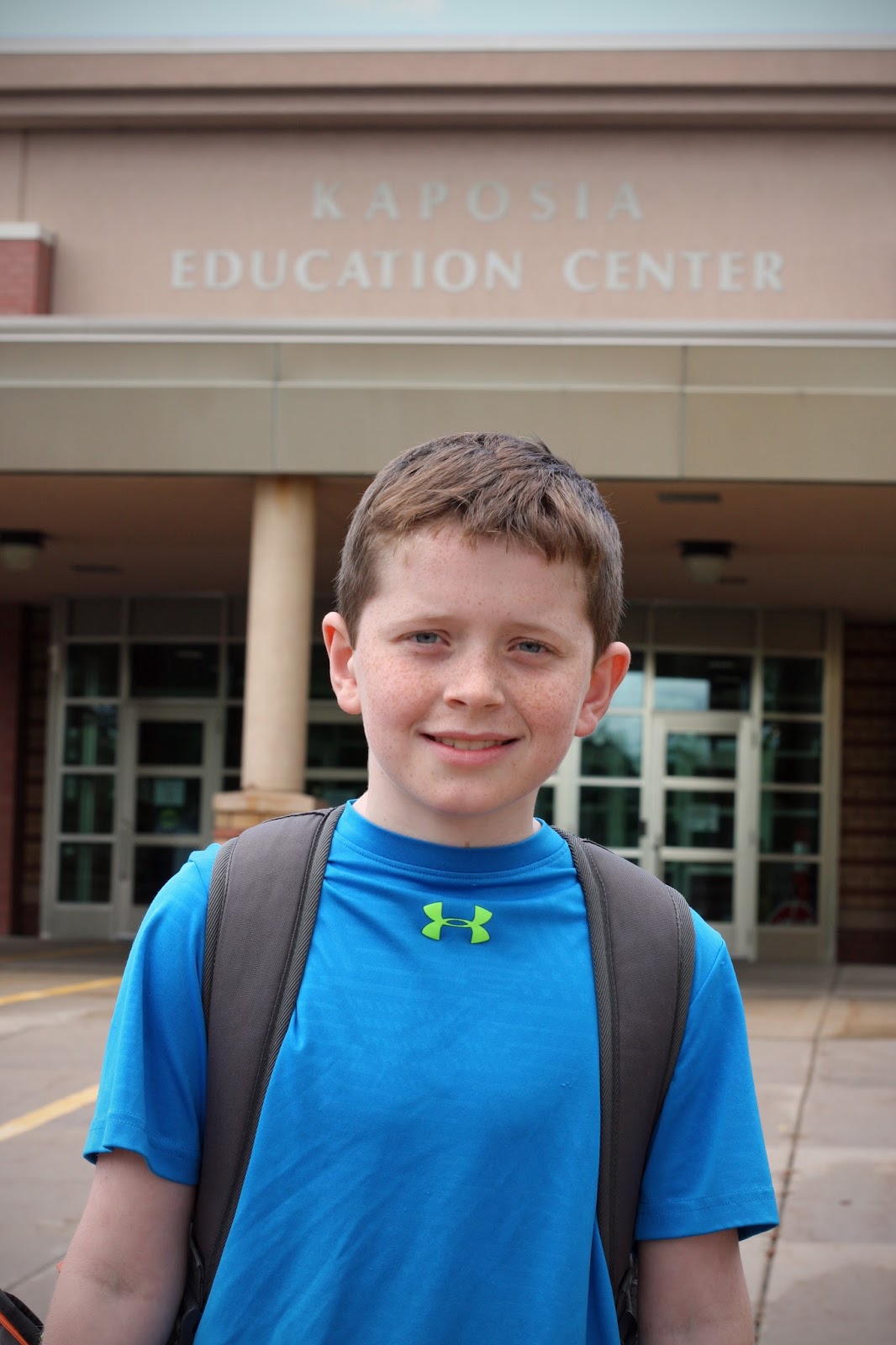The McLaughlin Family Blog: His Last Day Of Elementary School