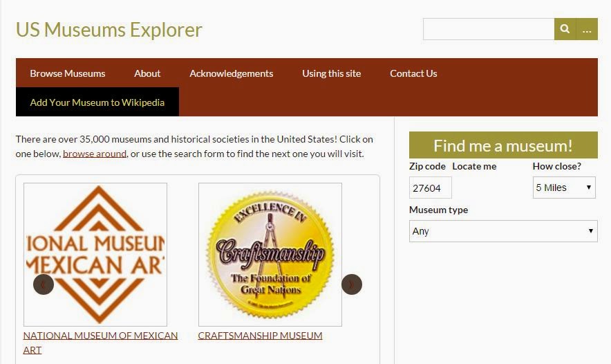 UpFront with NGS: US Museums Explorer -- a neat way to quickly locate ...