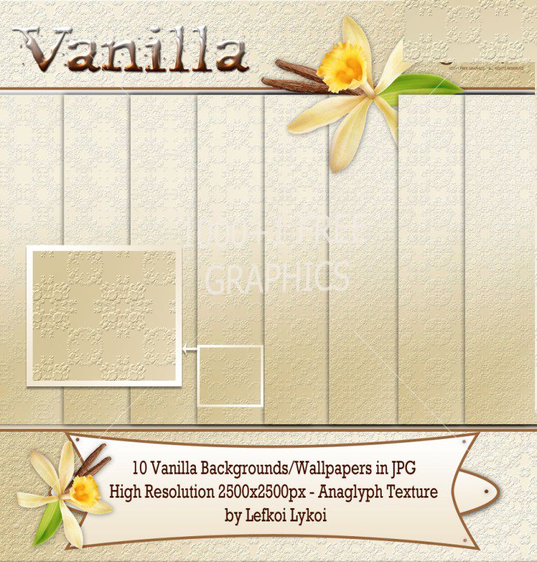 10 Vanilla Backgrounds/Wallpapers in JPG High Resolution 2500 x 2500px ...