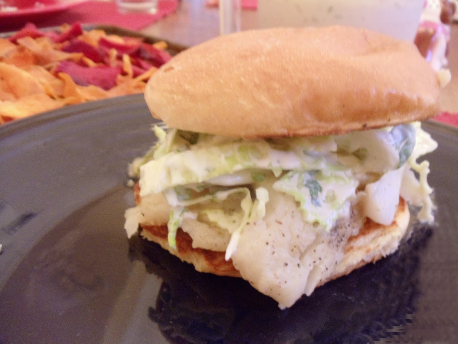 "I enjoy food more than the average person": Cod Fillet Sandwich with ...
