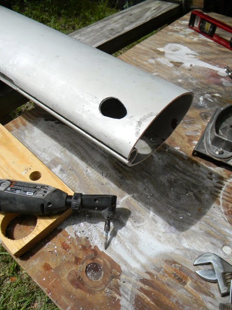 Ericson 25, Oystercatcher: Spars, Mast Hinge, Part 9: Cutting the Mast