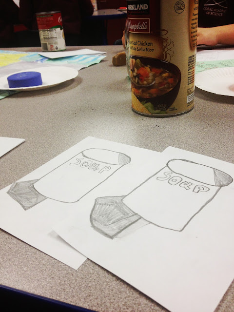 creat[ed]: Our Andy Warhol Soup Can Projects | Food Drive
