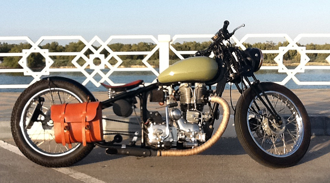 Custom Royal Enfield Bobber - way2speed