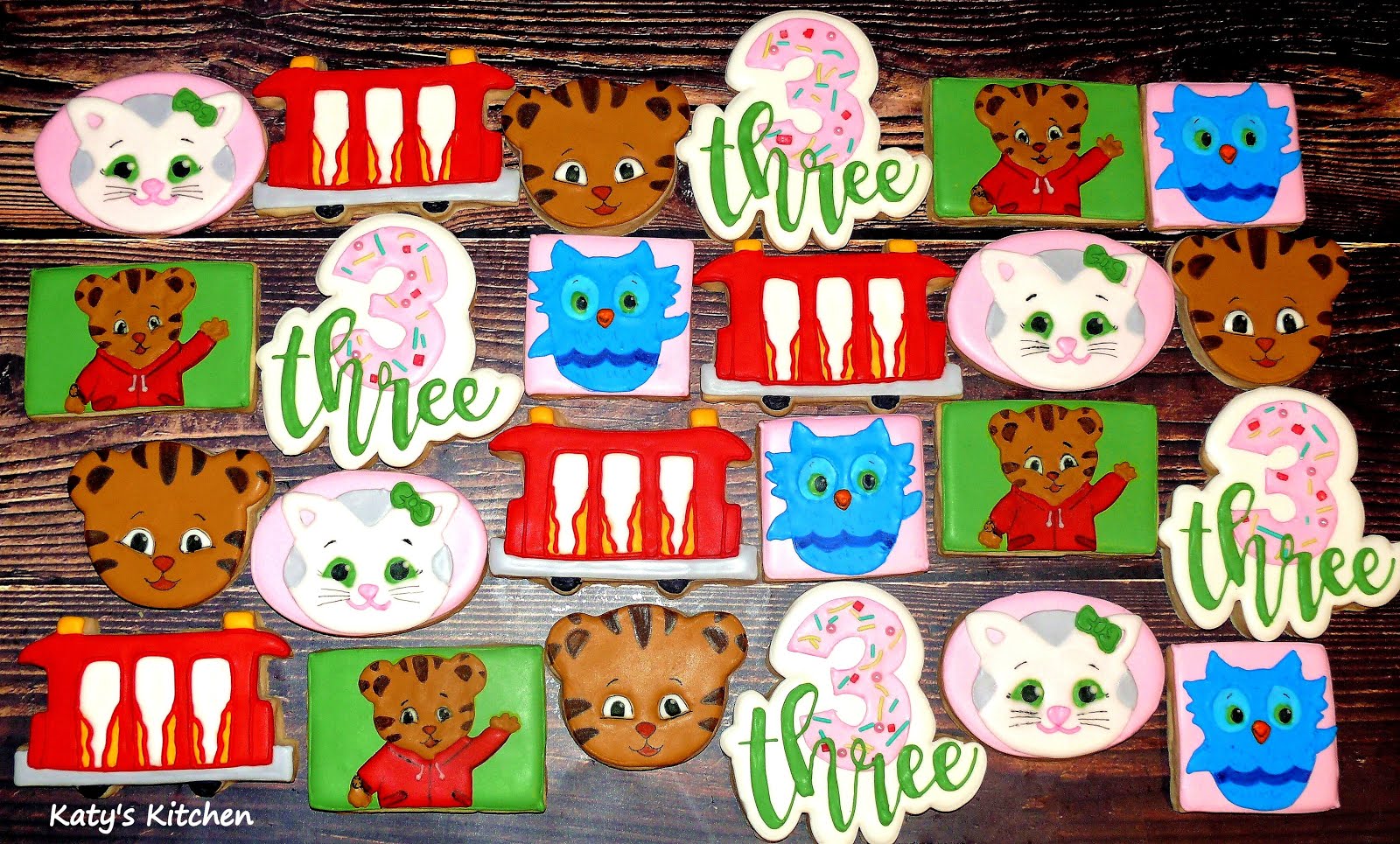 Katy's Kitchen: Daniel Tiger Cookies