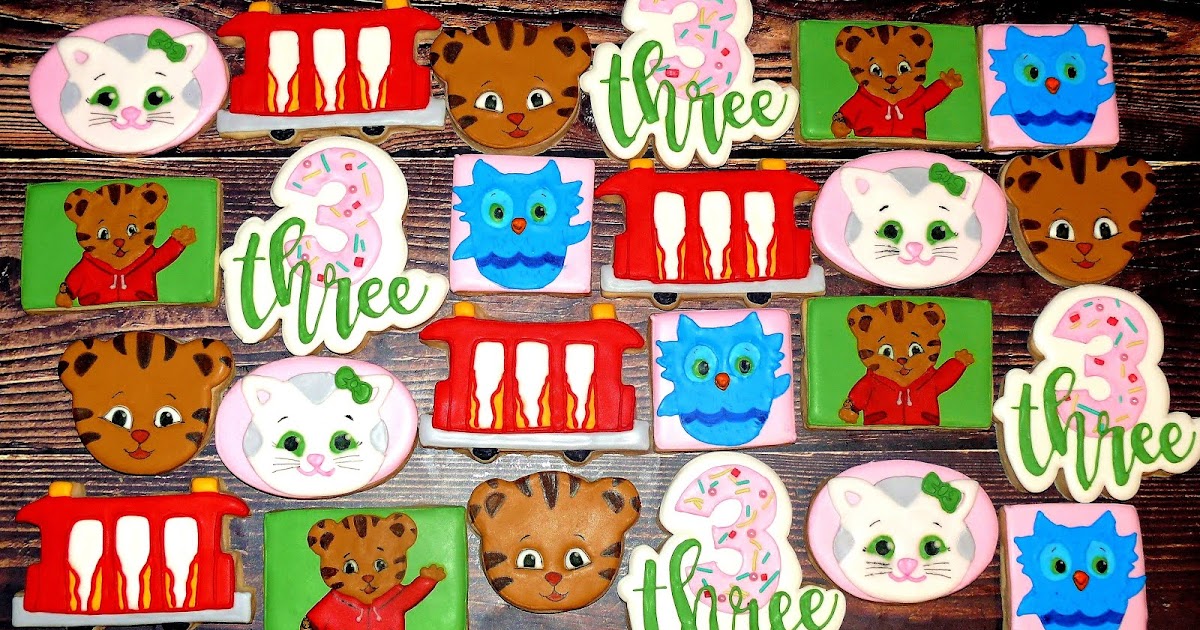 Katy's Kitchen: Daniel Tiger Cookies