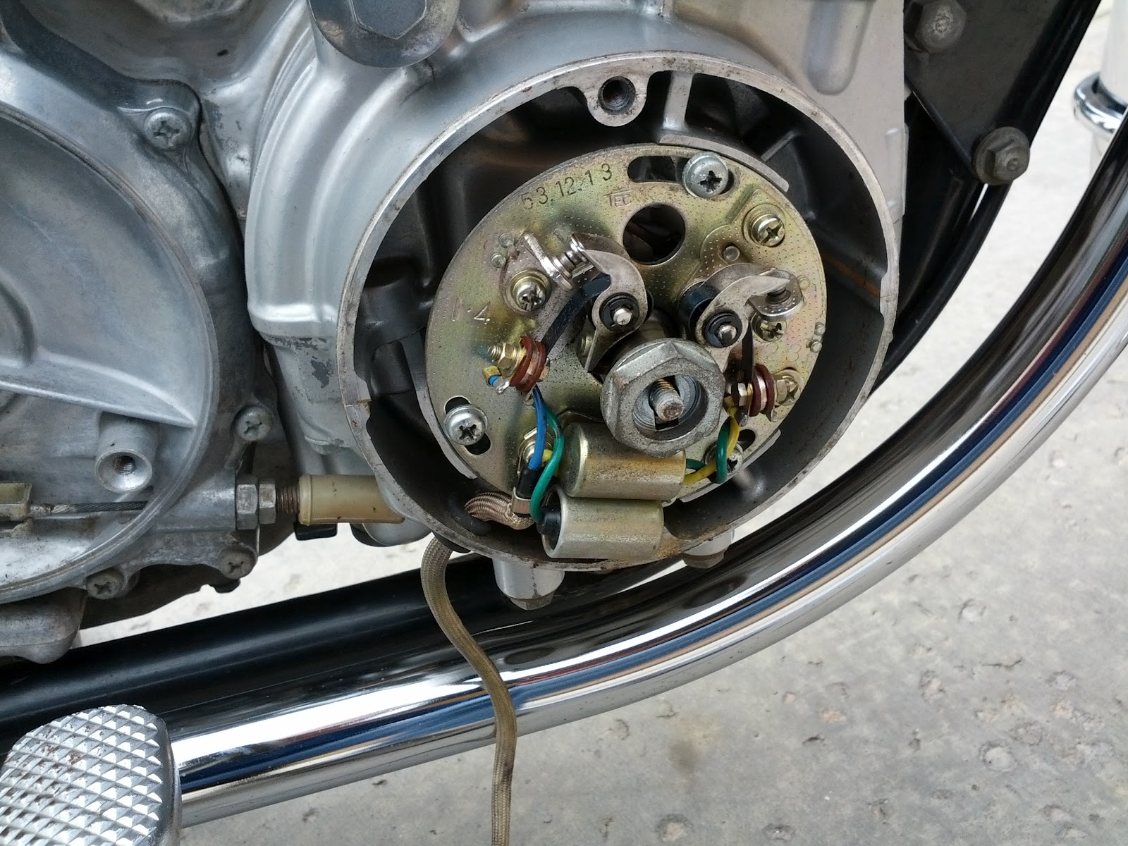 '77 HONDA CB750: Dynatek