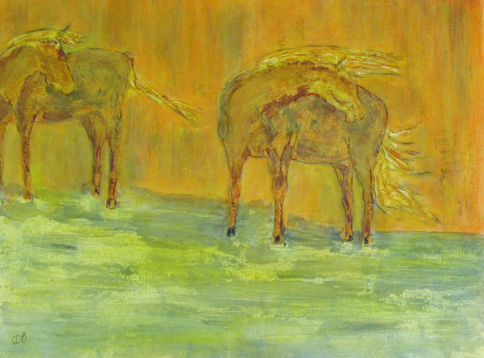 Dave Brown Art: Palominos