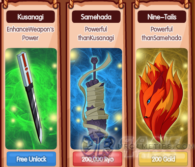 Pockie Ninja II Social: Ninja Spirit Weapon Types and Skills - UrGameTips