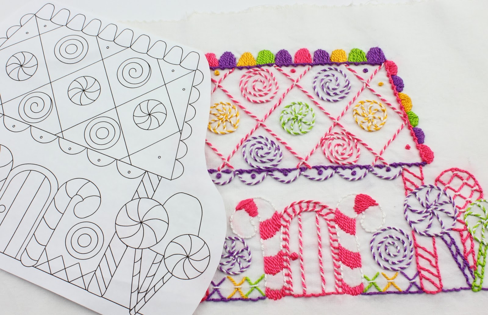 big B: Gingerbread Embroidery Finish