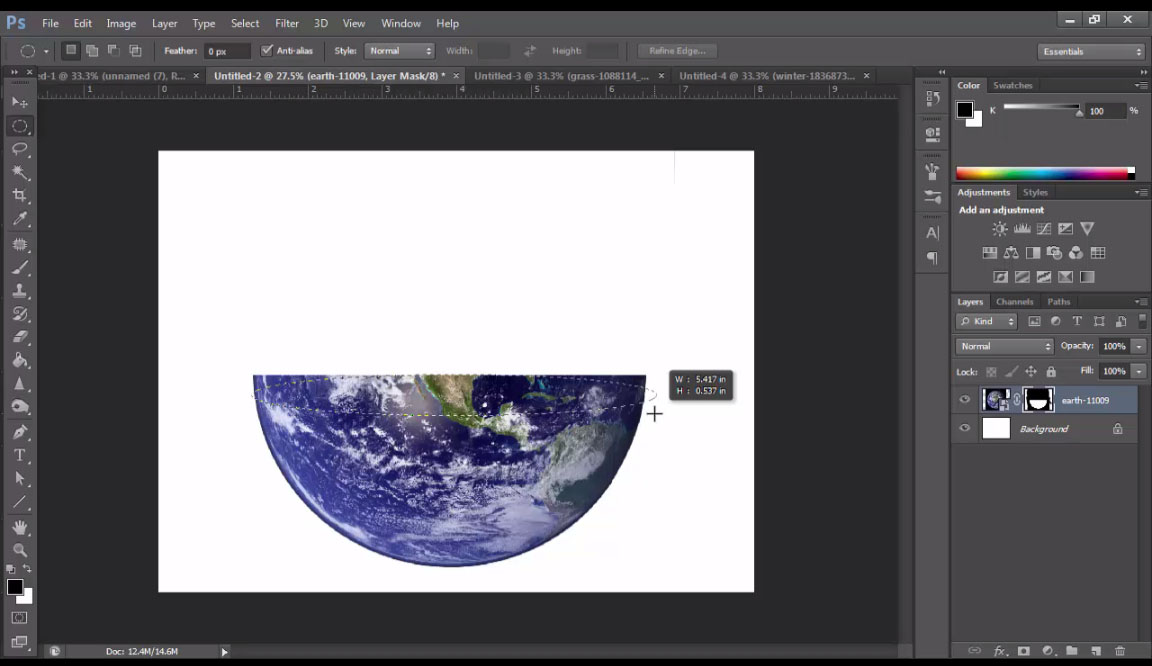 Photoshop Tutorial : Earth manipulation