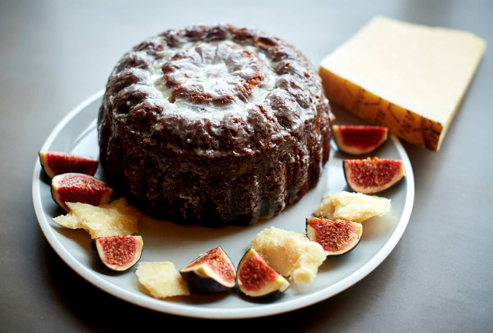 Chez Maximka: Ricotta cake with Grana Padano