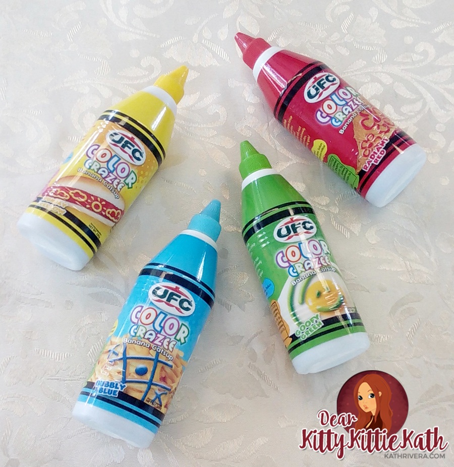 UFC Color Crazee Catsup for More Fun and Colorful Family Meal Time ...