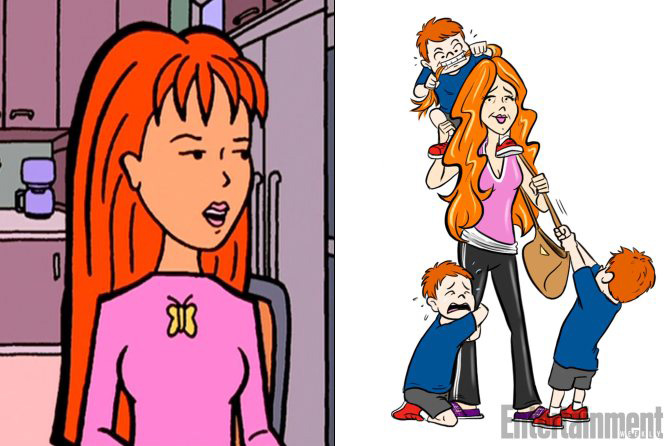 Así lucen los personajes de Daria 20 años después.