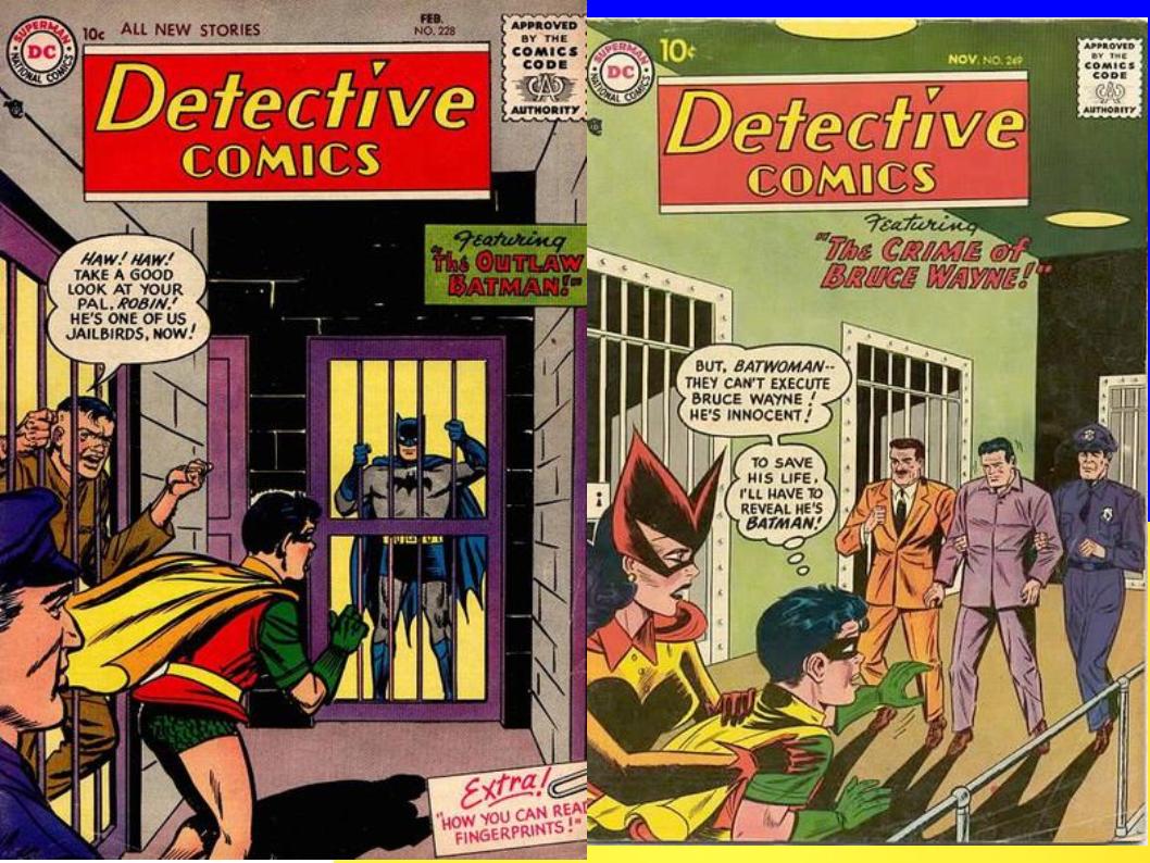 Dave's Comic Heroes Blog: Batman Behind Bars