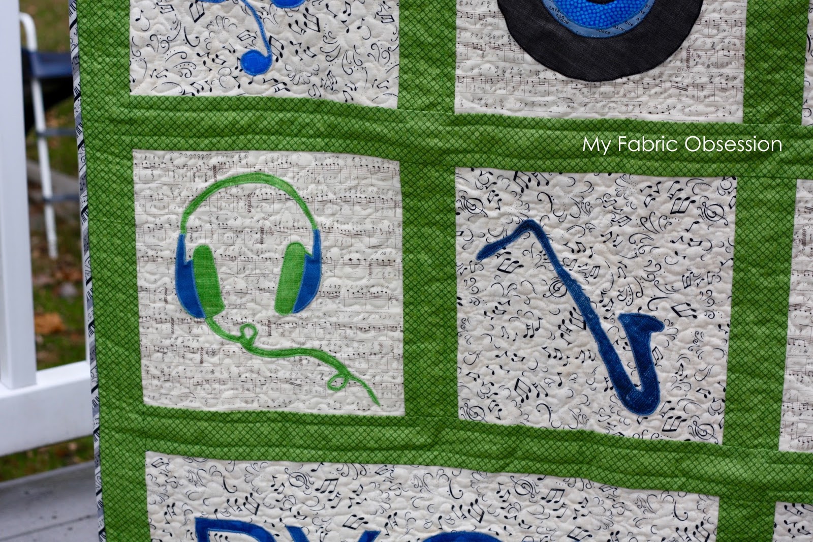 My Fabric Obsession: A special music quilt