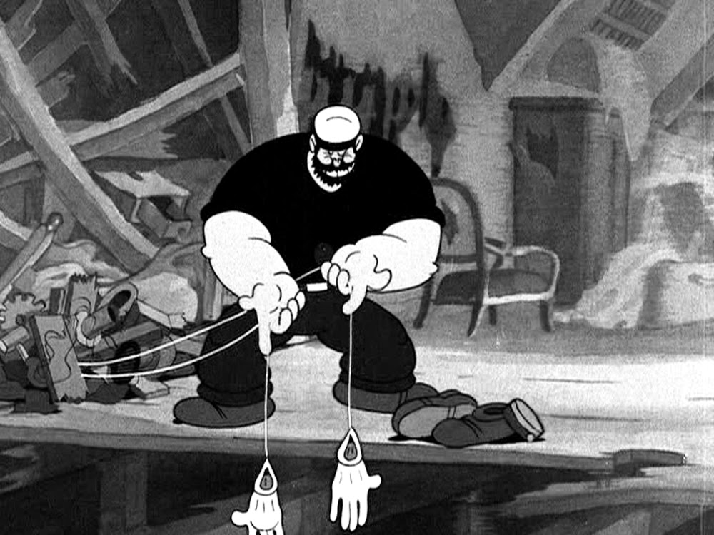 13: POPEYE THE SAILOR In "Ghosks Is The Bunk" / Fleischer Studios - 1939