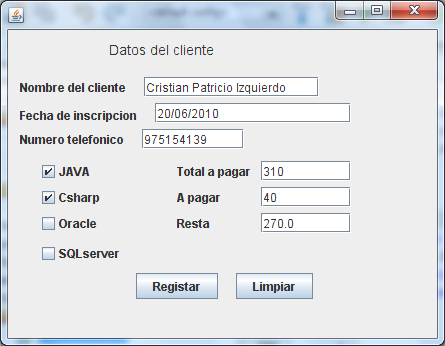 Practicas en java uso de checkbox en Netbeans 8.0 ~ Articulos de ...