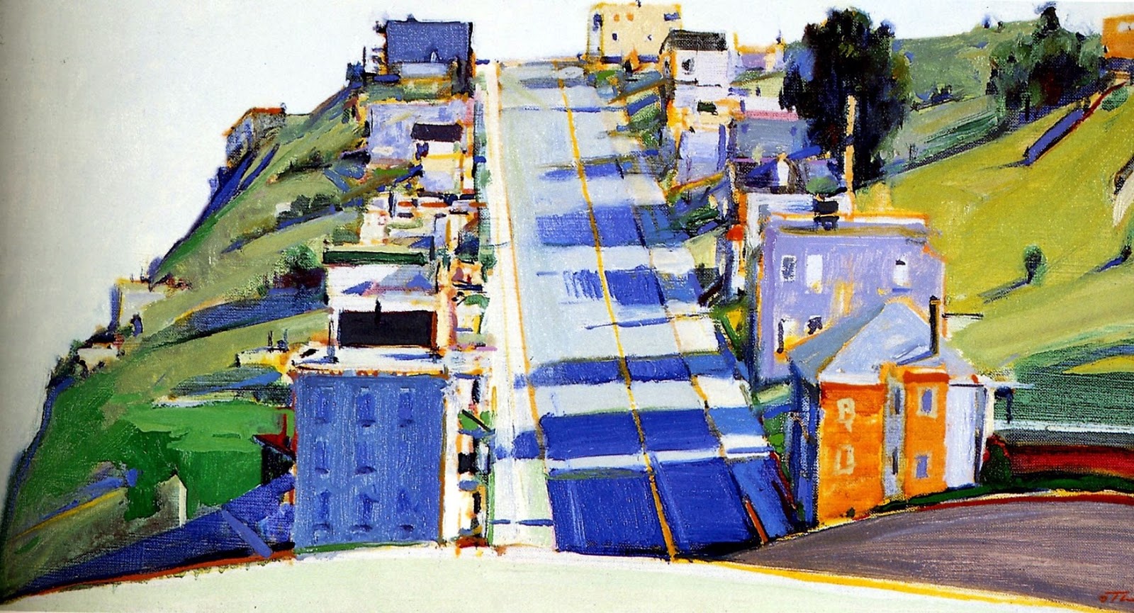 ART & ARTISTS: Wayne Thiebaud (landscapes)