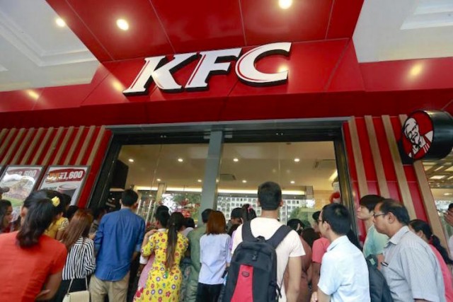 KFC Buka Cawangan Pertama Di Myanmar Dan Sambutan Amat Menggalakkan ...
