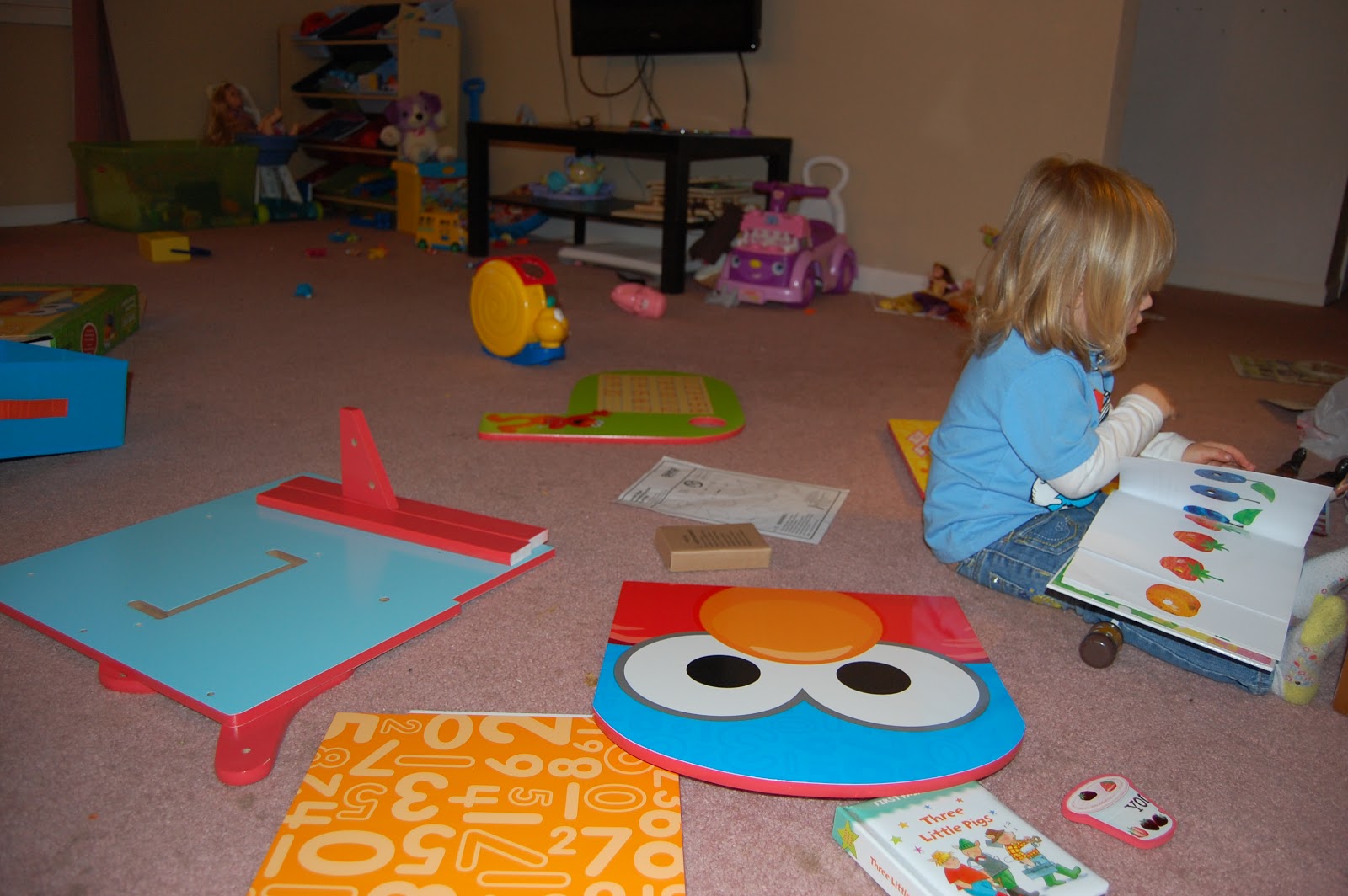 These Are The Days: Elmo desk