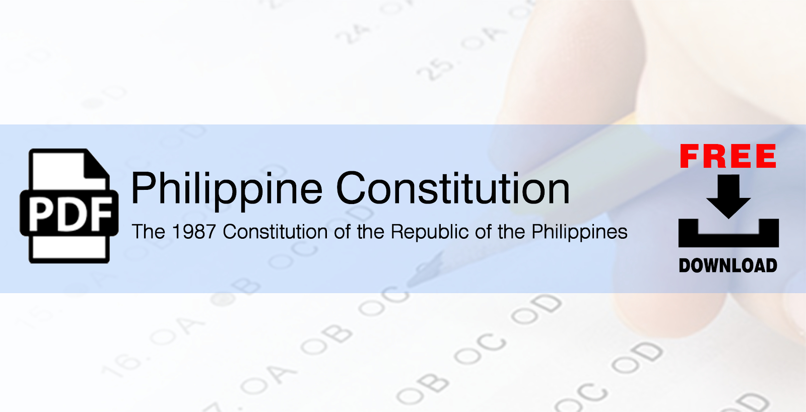 Civil Service Exam PH: [DOWNLOADS] The 1987 Constitution of the ...