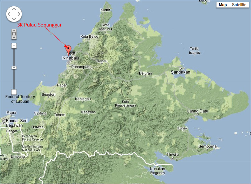 Blog Rasmi: SK PULAU SEPANGGAR: Peta dan Lokasi