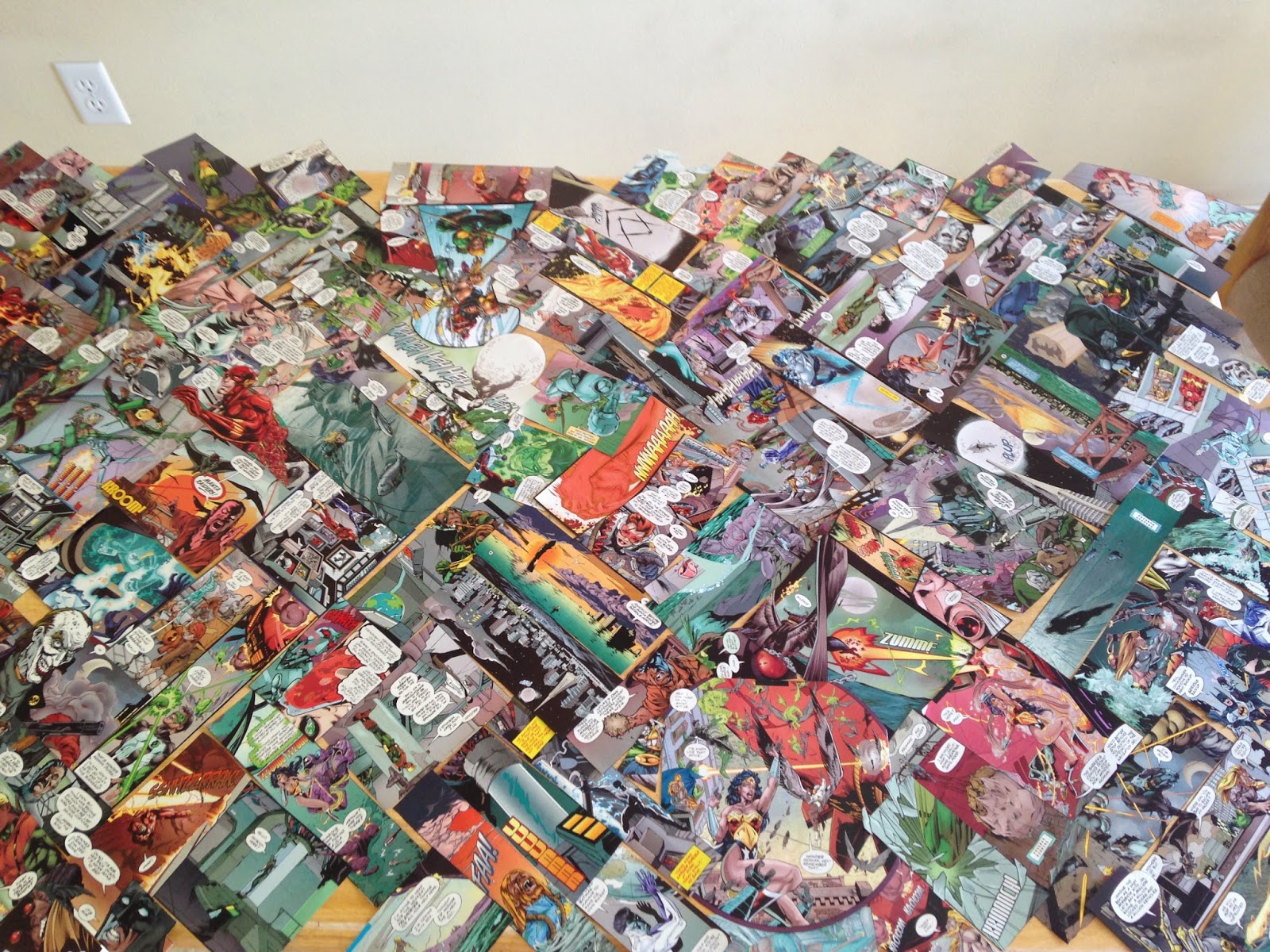 Emporium of my Impulsive Imagination: How to make a COMIC BOOK table