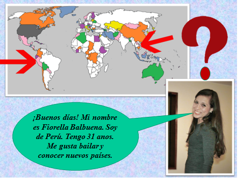 Nuestras clases de Español : Nos presentamos