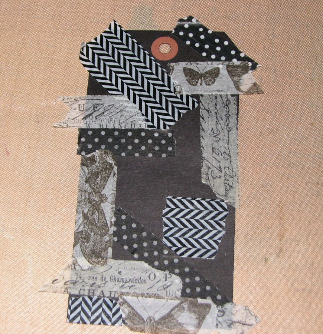 Ink Stains: Washi Tape Collage - Butterflies & Blooms