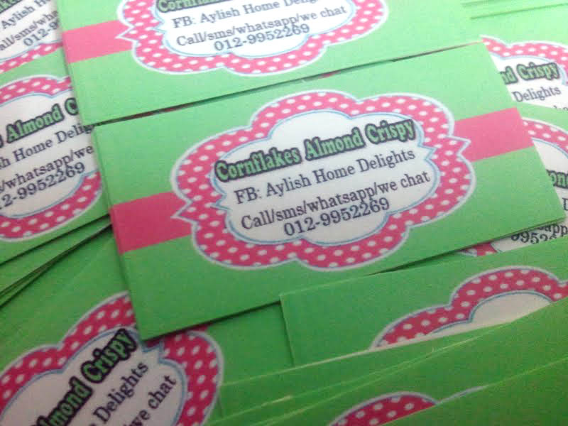 Sticker untuk pengusaha kuih raya
