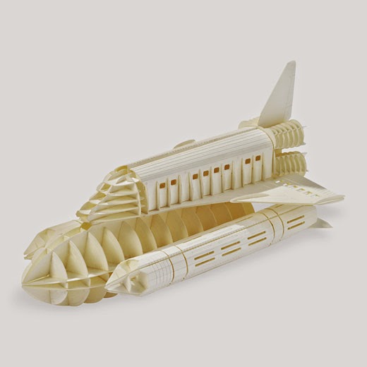 SEEKING SOMETHING: paper space shuttle