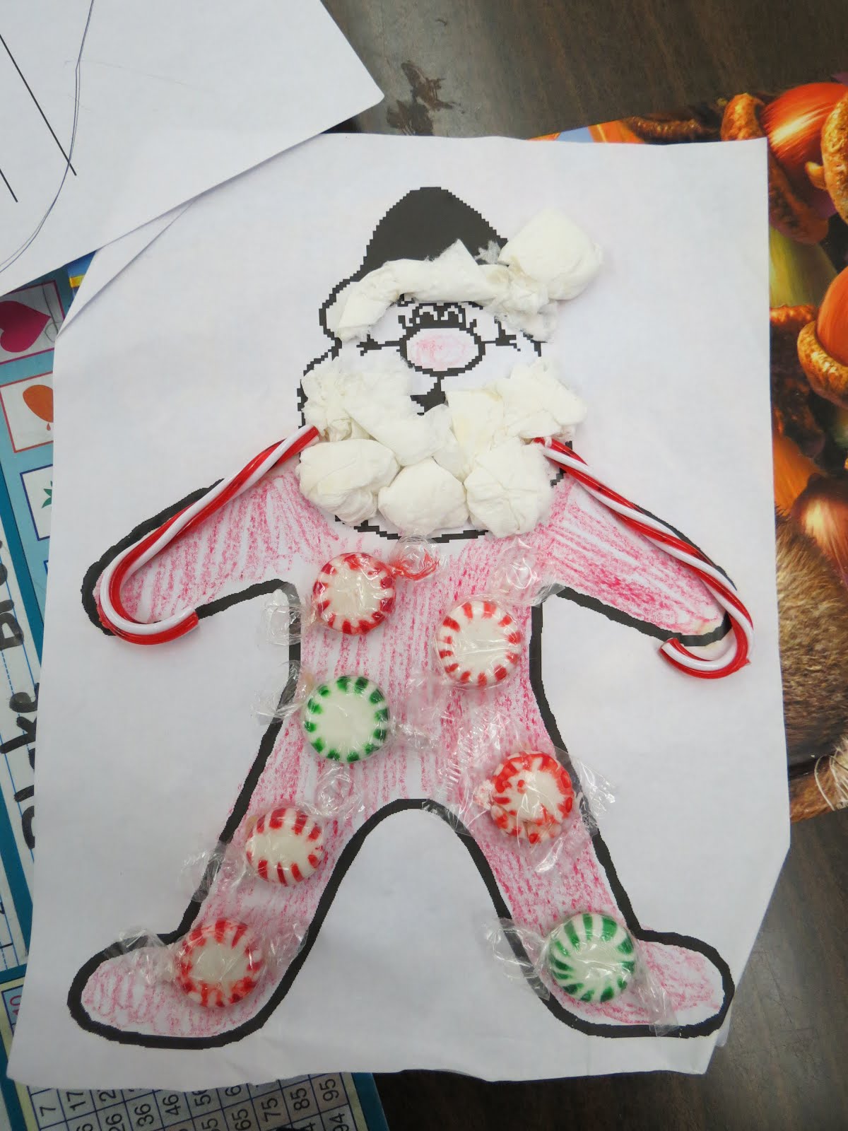 First Grade Speedsters: Santa's New Suit Family Project