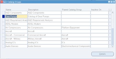 All About Oracle Apps: Item Catalog Group