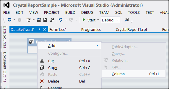 Happy Coding Box: Create Sample Crystal Reports in Visual Studio Step ...