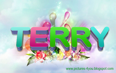 Terry 3D name - Pictures 4 You