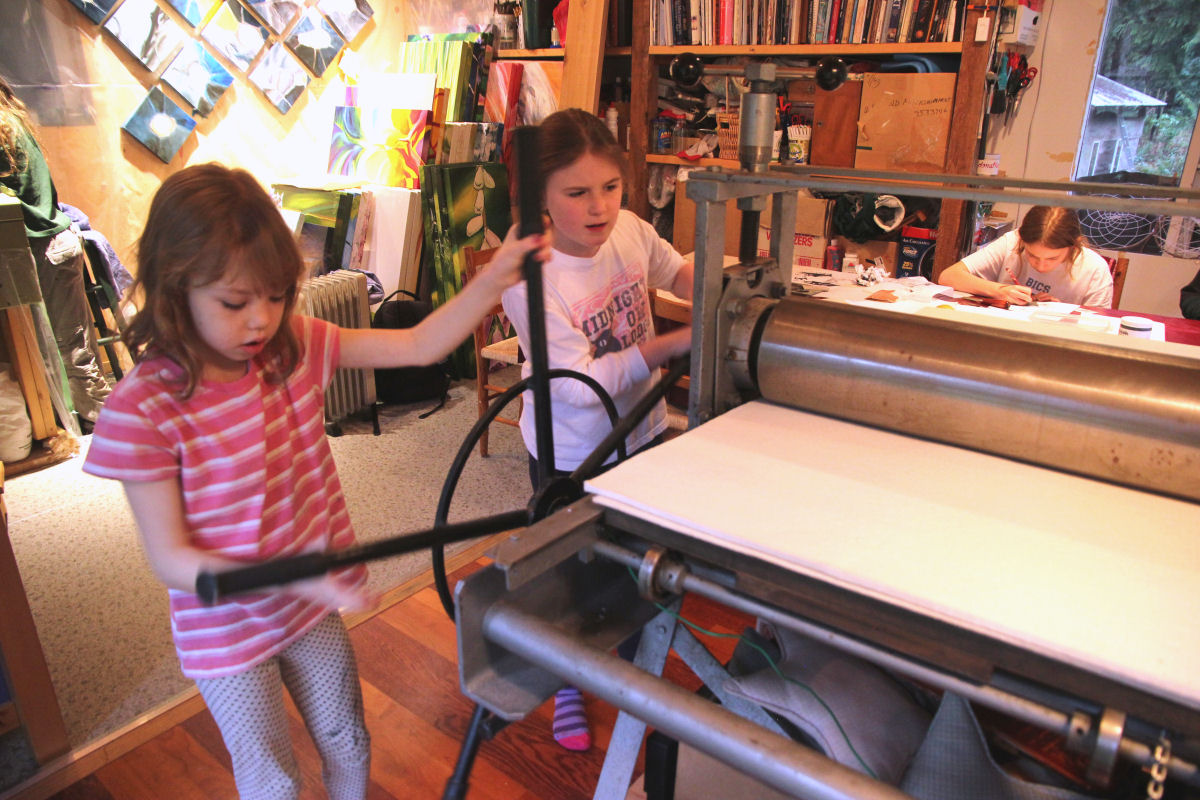 Rickshaw Unschooling: The Importance of Printmaking