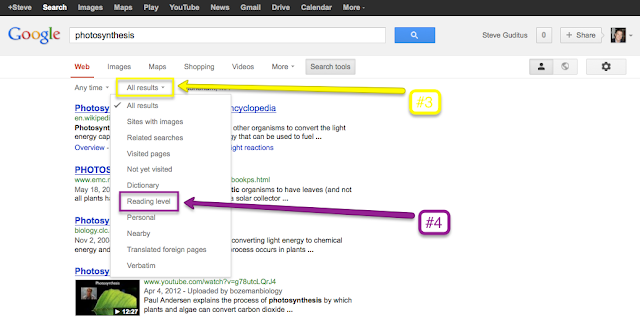 Using Google to Search for Content by Reading Level (Steve Guditus)