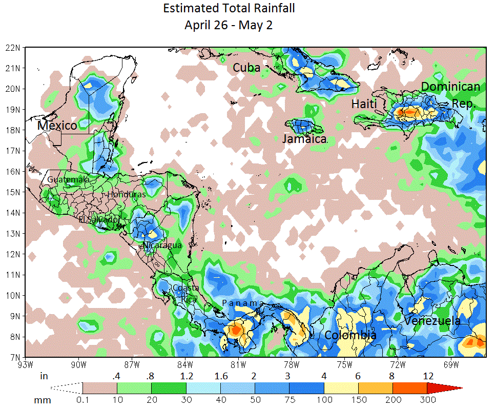 Dev Weather: Latin America Update #27: Rains Increase in C America ...
