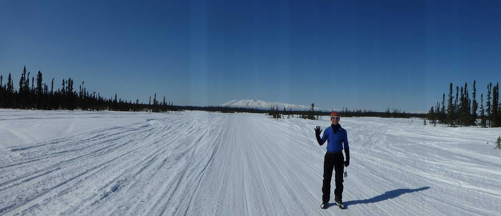 Alaska Adventures by Trond: Nancy Lakes Snowmachine Trail Ski
