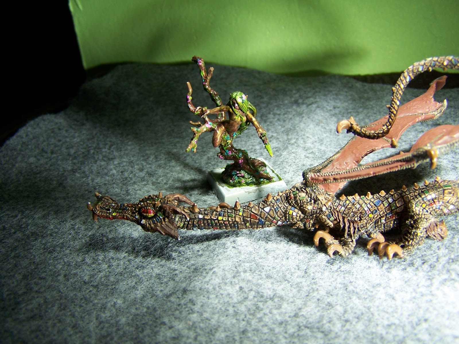 Hand-painted Fantasy Miniature Dragon