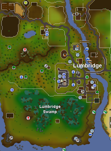 Runescape das Antigas(Runescape Old School): Lumbridge