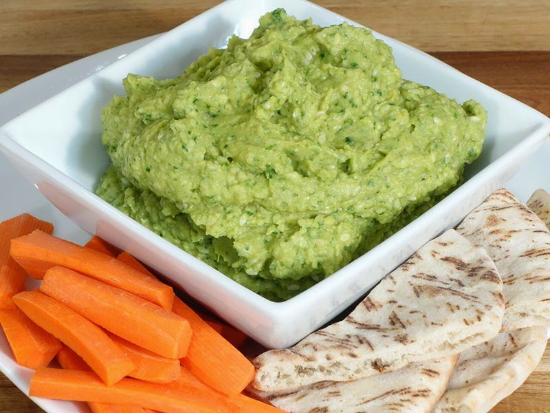 Gandralizdis: Avinžirnių užtepėlė (Humusas)