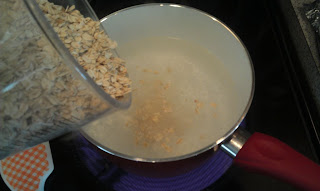 Horsin' Around in the Kitchen: Oatmeal Brulee with Raspberry Sauce