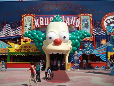 Florida Disneyland: Universal Studios Orlando Simpsons Ride