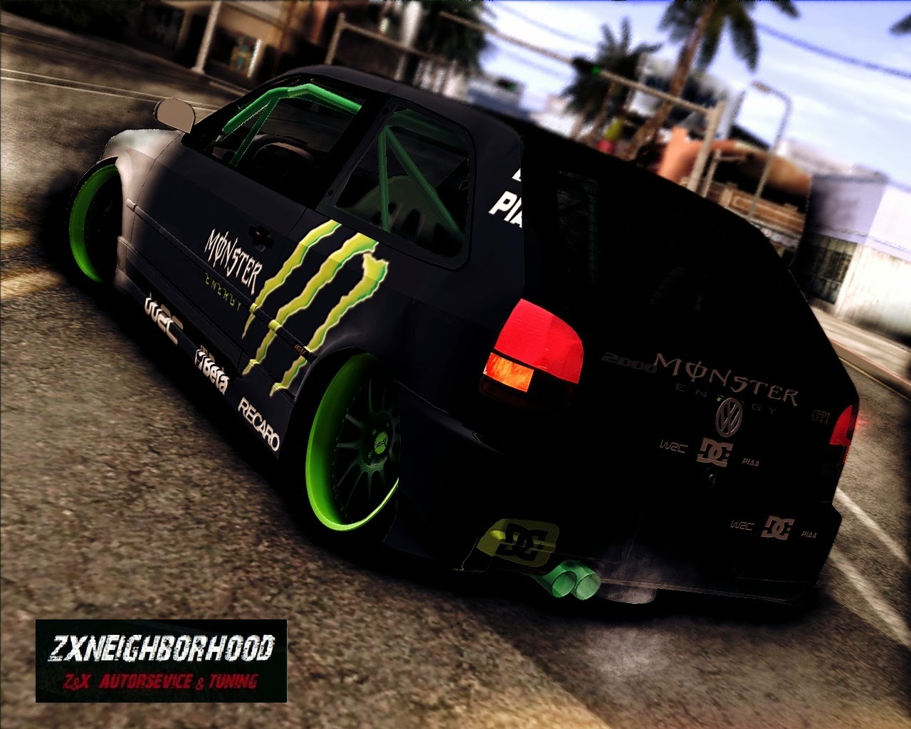 Zx tuning FT Doggy Ztyle: volkswagen gol 1.8 turbo monster energy [zx ...