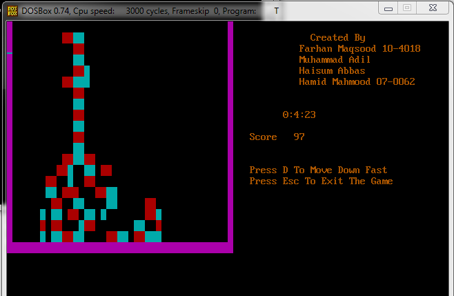 Web and Software Development (Programming Help): Tetris Assembly ...